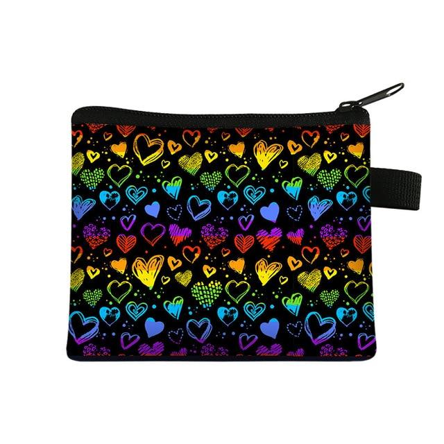 LGBT Hearts Change Purse / Coin Wallet – Queer In The World: The Shop