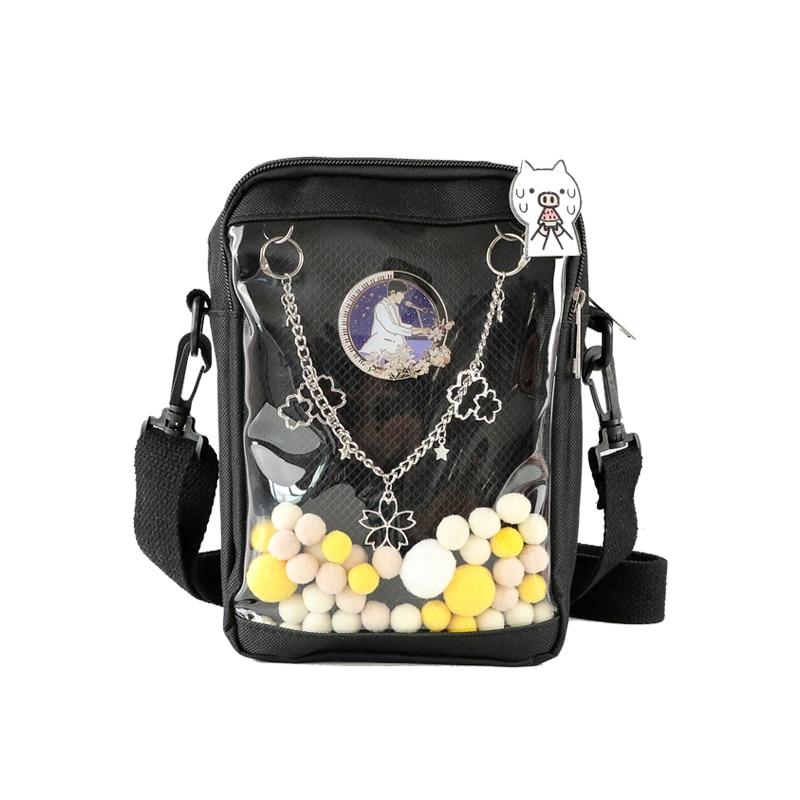 Transparent Pin Display Crossbody Bag – Queer In The World: The Shop