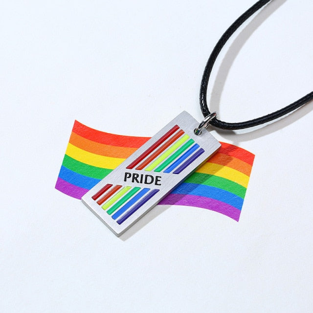 Gay Pride Necklace – Queer In The World: The Shop