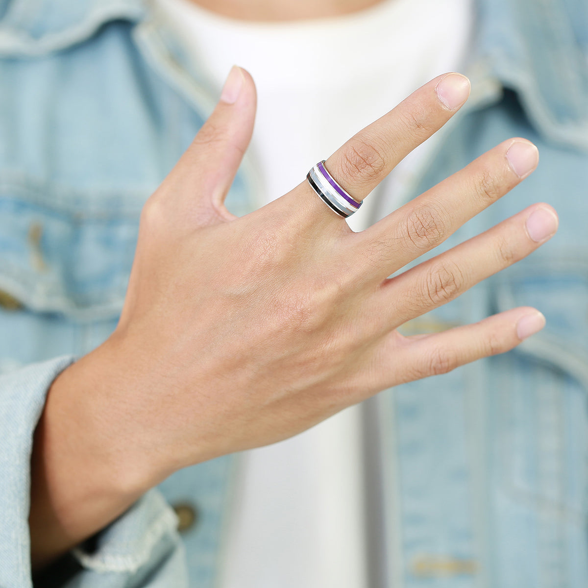 Asexual Pride Ring – Queer In The World: The Shop