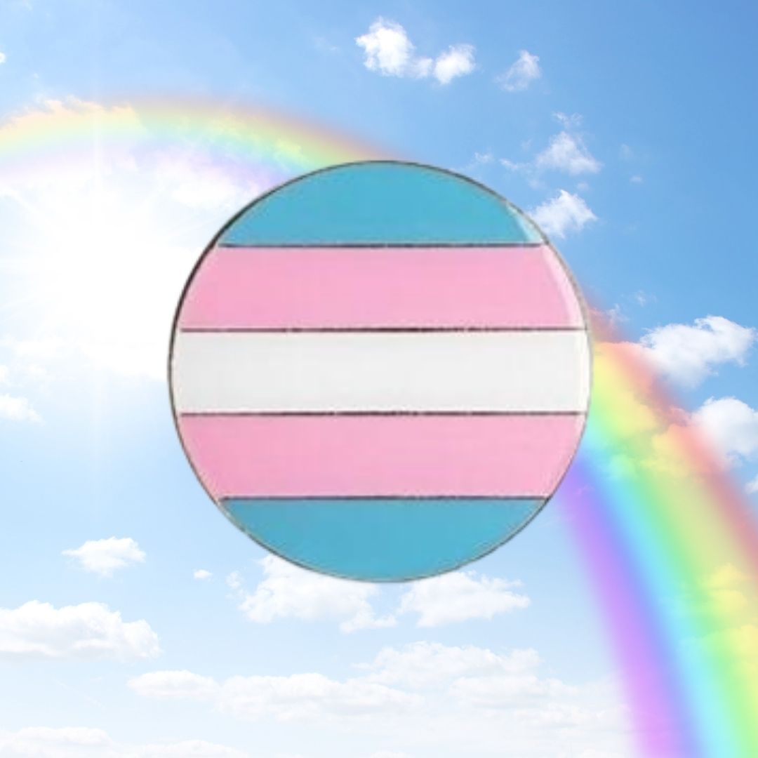 Transgender Pride Badge – Queer In The World: The Shop